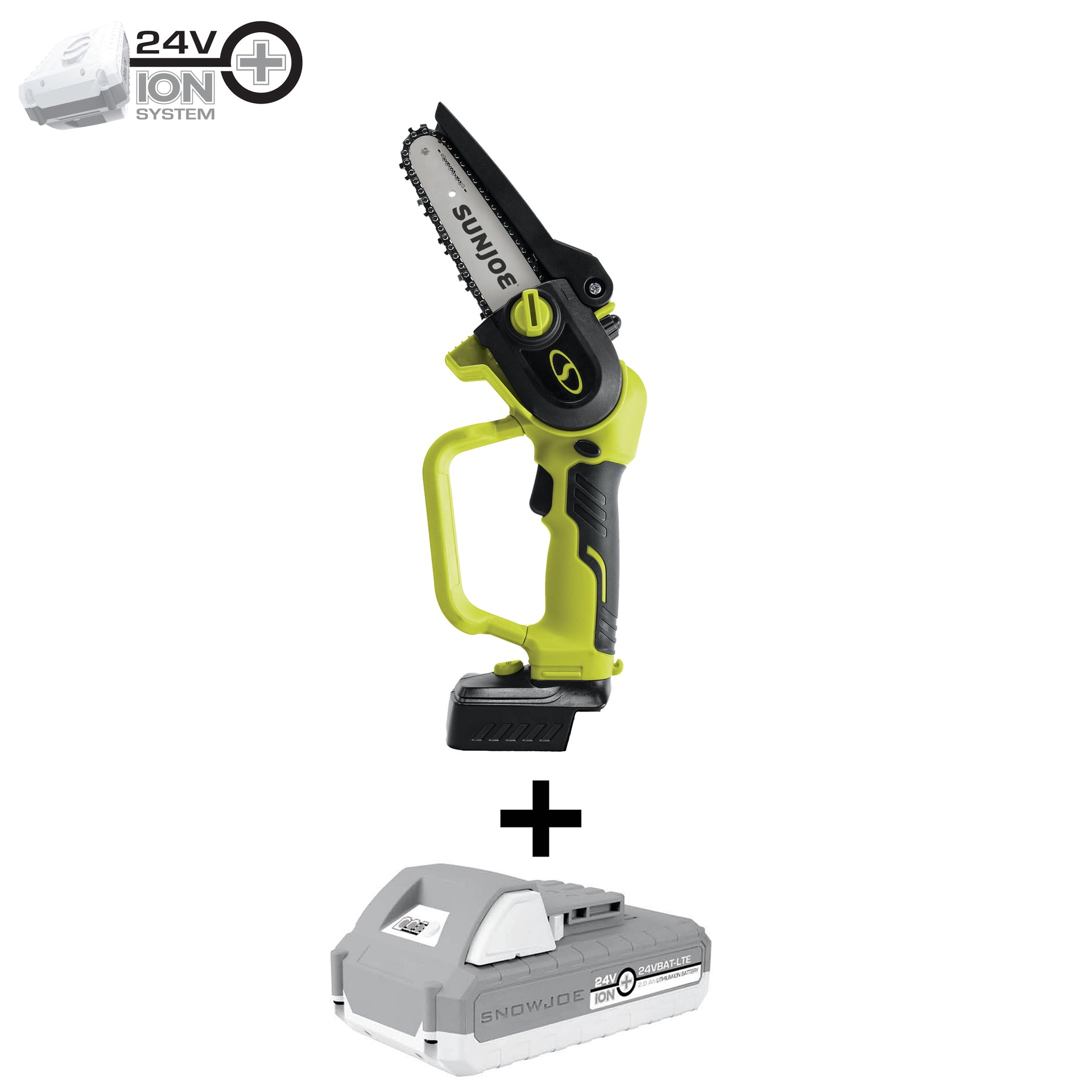 Sun Joe 24V-HCSWP-LTE 24-Volt* IONMAX Cordless Telescoping Pole Prunin