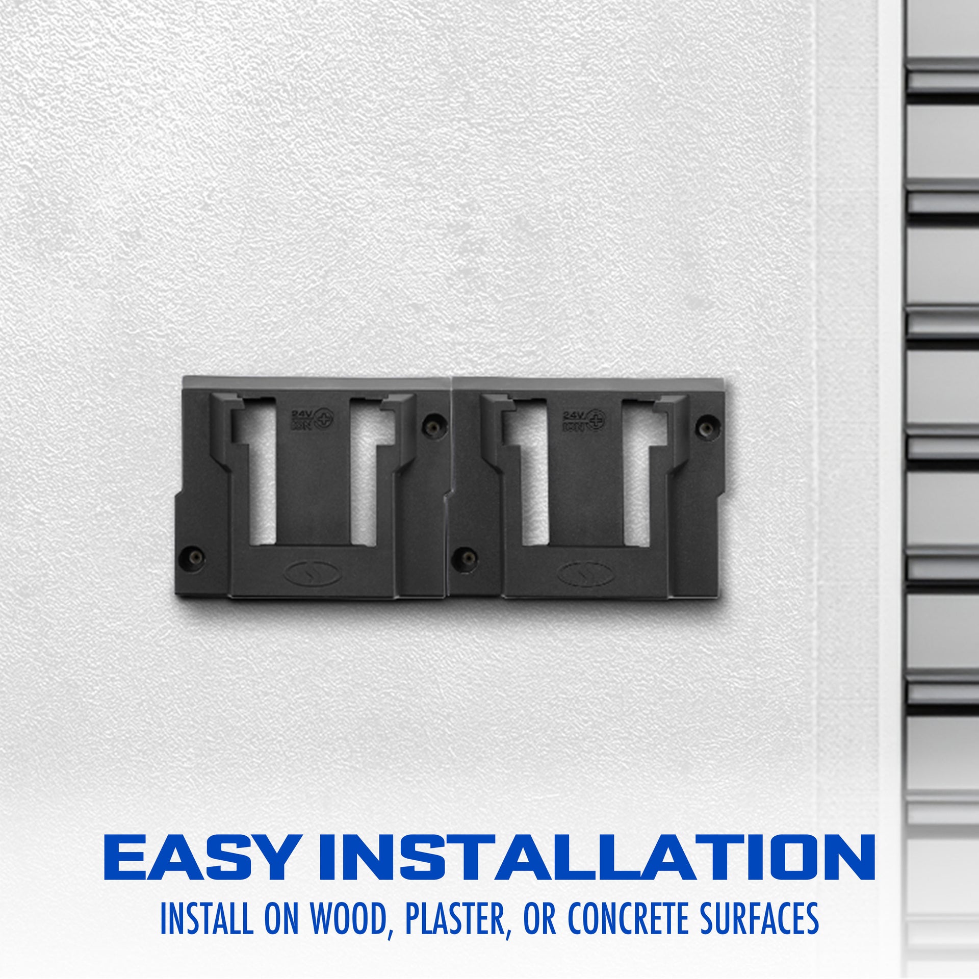 Snow Joe + Sun Joe Mounted Battery Storage Unit | Interlock Multiple U