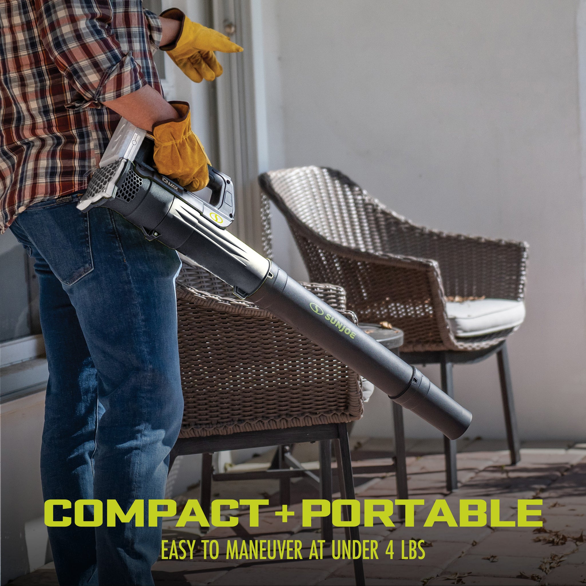 Sun Joe 24V-TB-CT 24-Volt IONMAX Cordless Compact Turbine Jet Blower