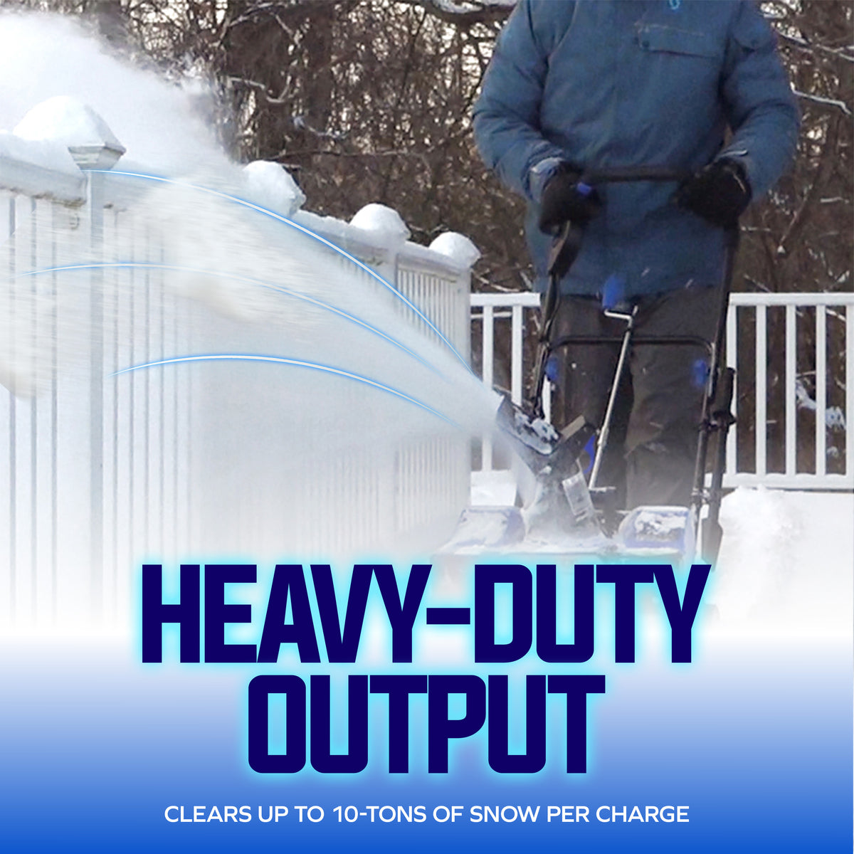 Snow Joe 24V-X2-SB18-GO 48-Volt* IONMAX Cordless Snow Blower Kit | 18-