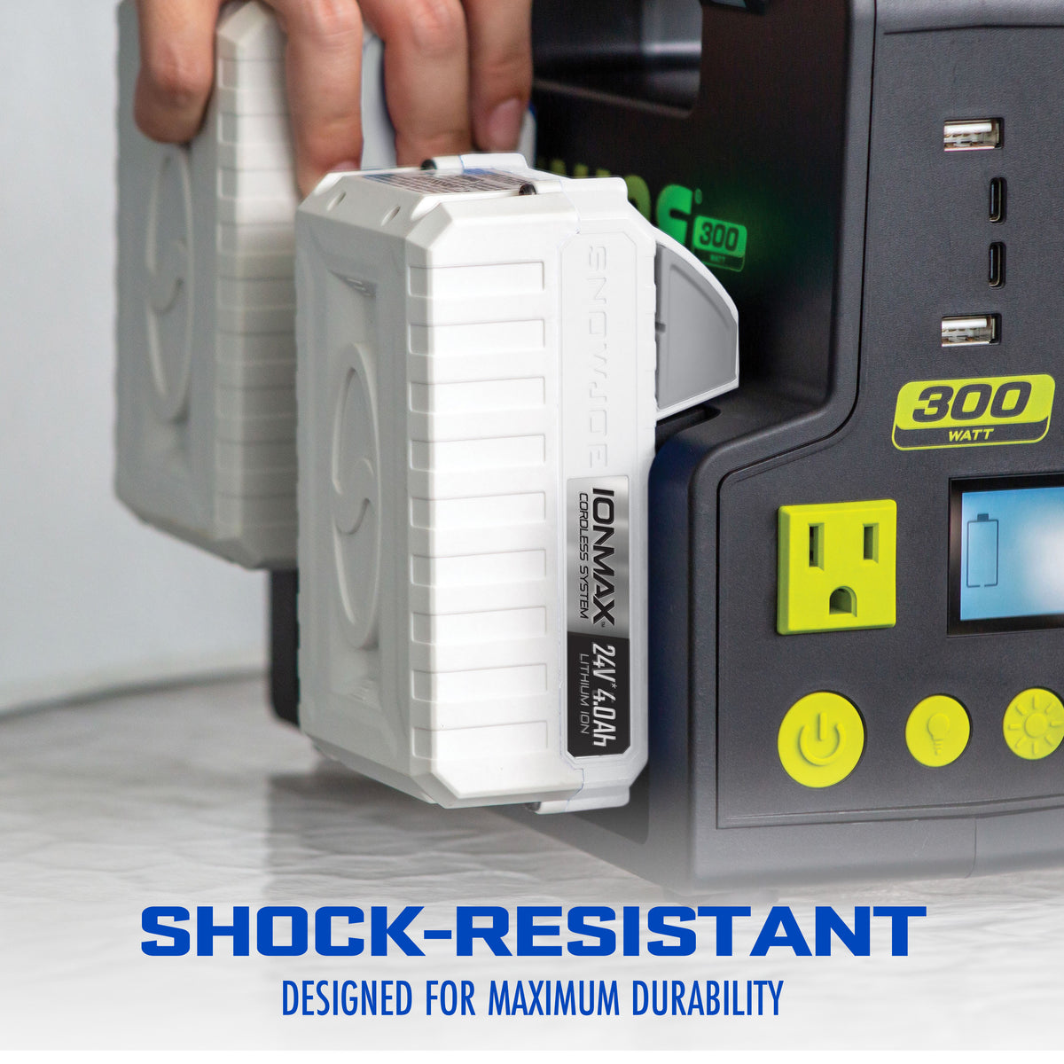 Snow Joe CERTIFIED AUTHENTIC IONMAX 24-Volt* 4.0-Ah Lithium-ION Batter
