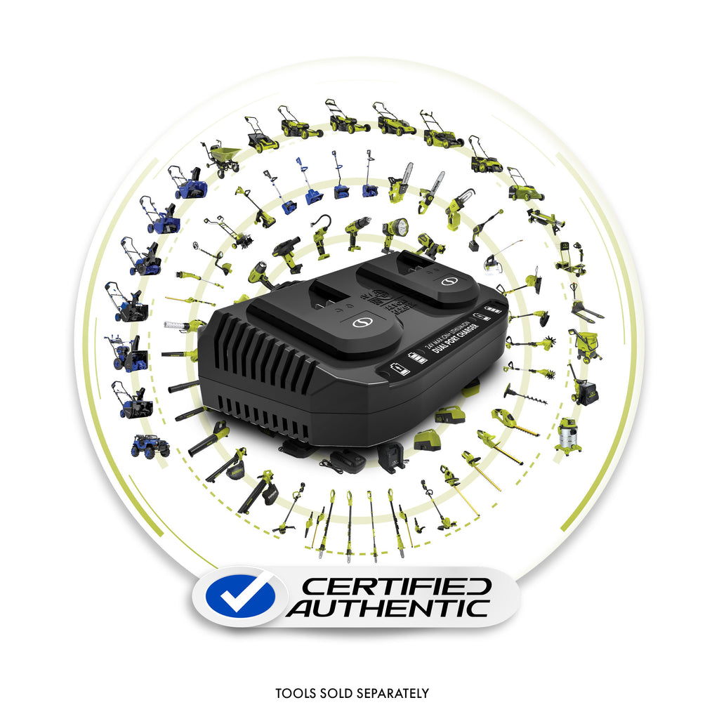 Snow Joe® IONMAX 24-Volt Dual-Port Charger