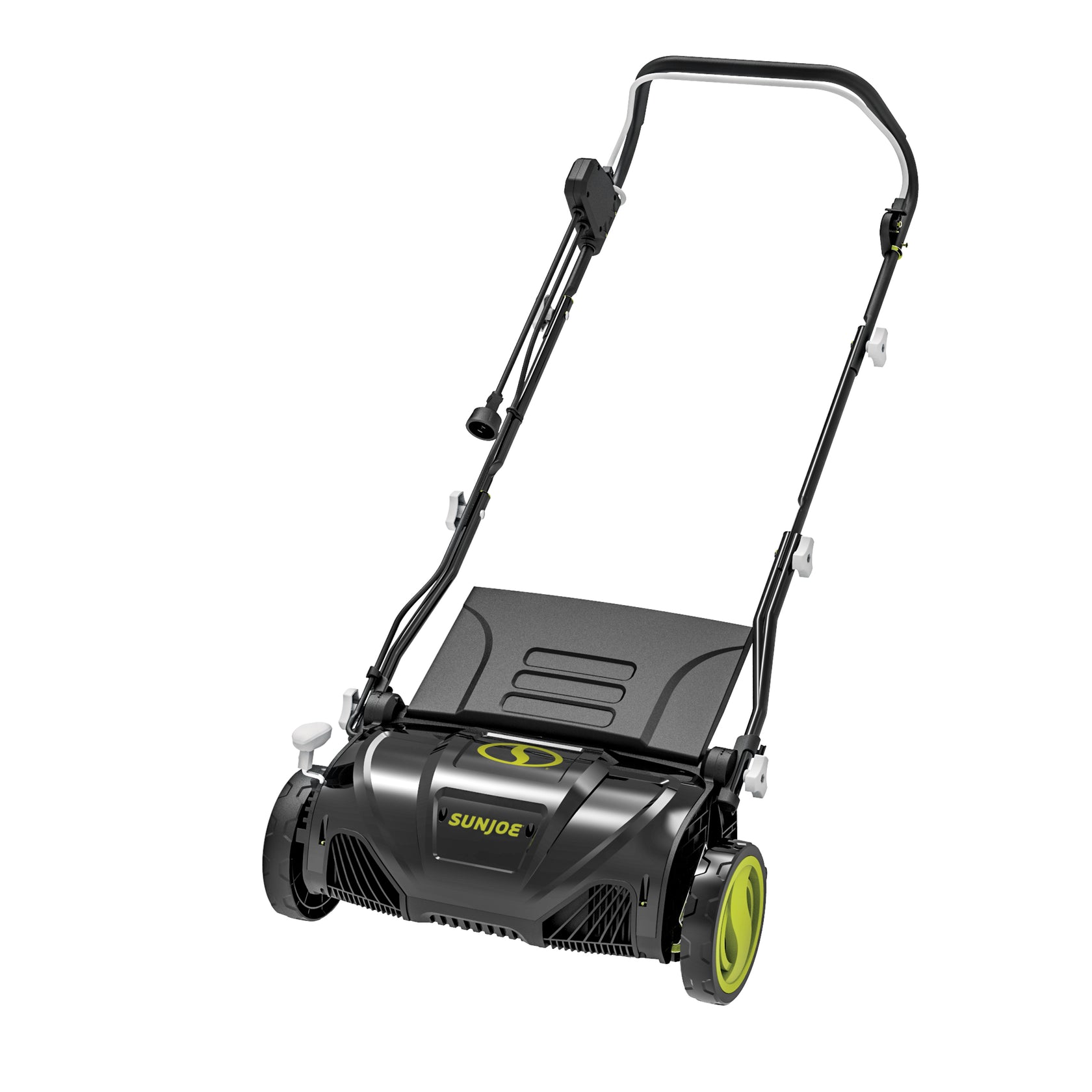 Sun Joe AJ805E Electric Lawn Dethatcher + Scarifier W/ Collection Bag