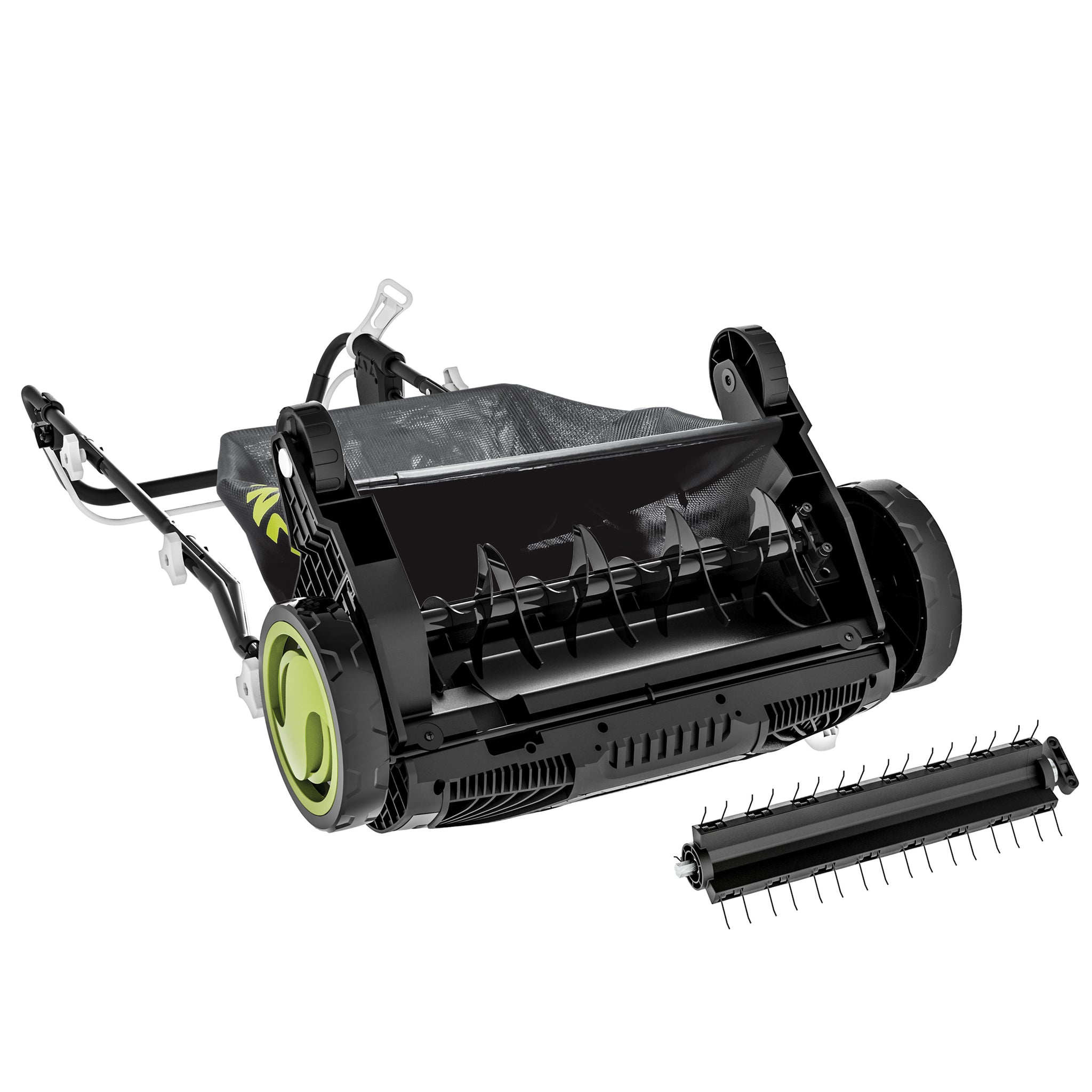 Sun Joe AJ805E Electric Lawn Dethatcher + Scarifier W/ Collection Bag