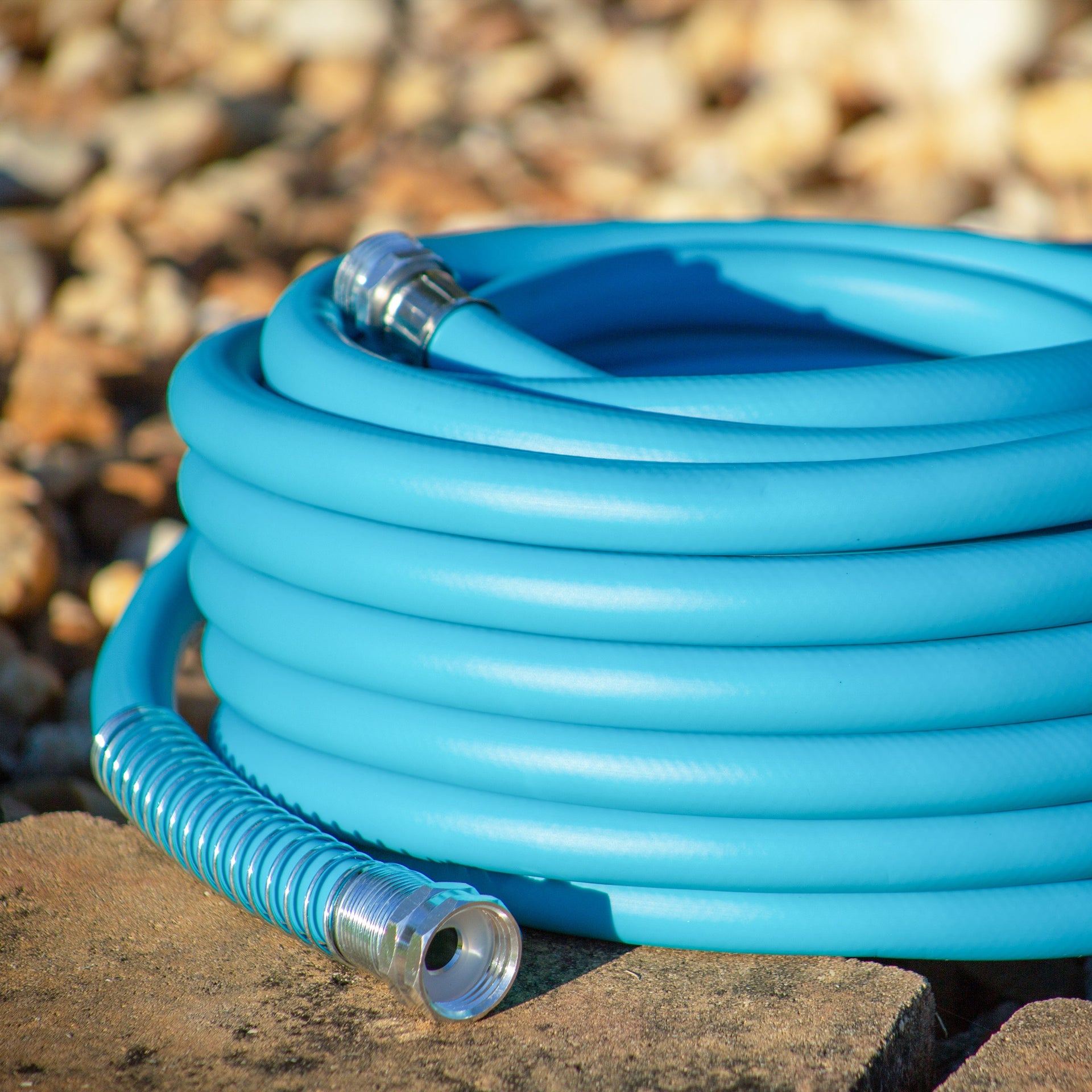 Aqua Joe AJPGH100-DWS Hybrid Polymer FLEX Garden Hose | 100-Foot | 5/8
