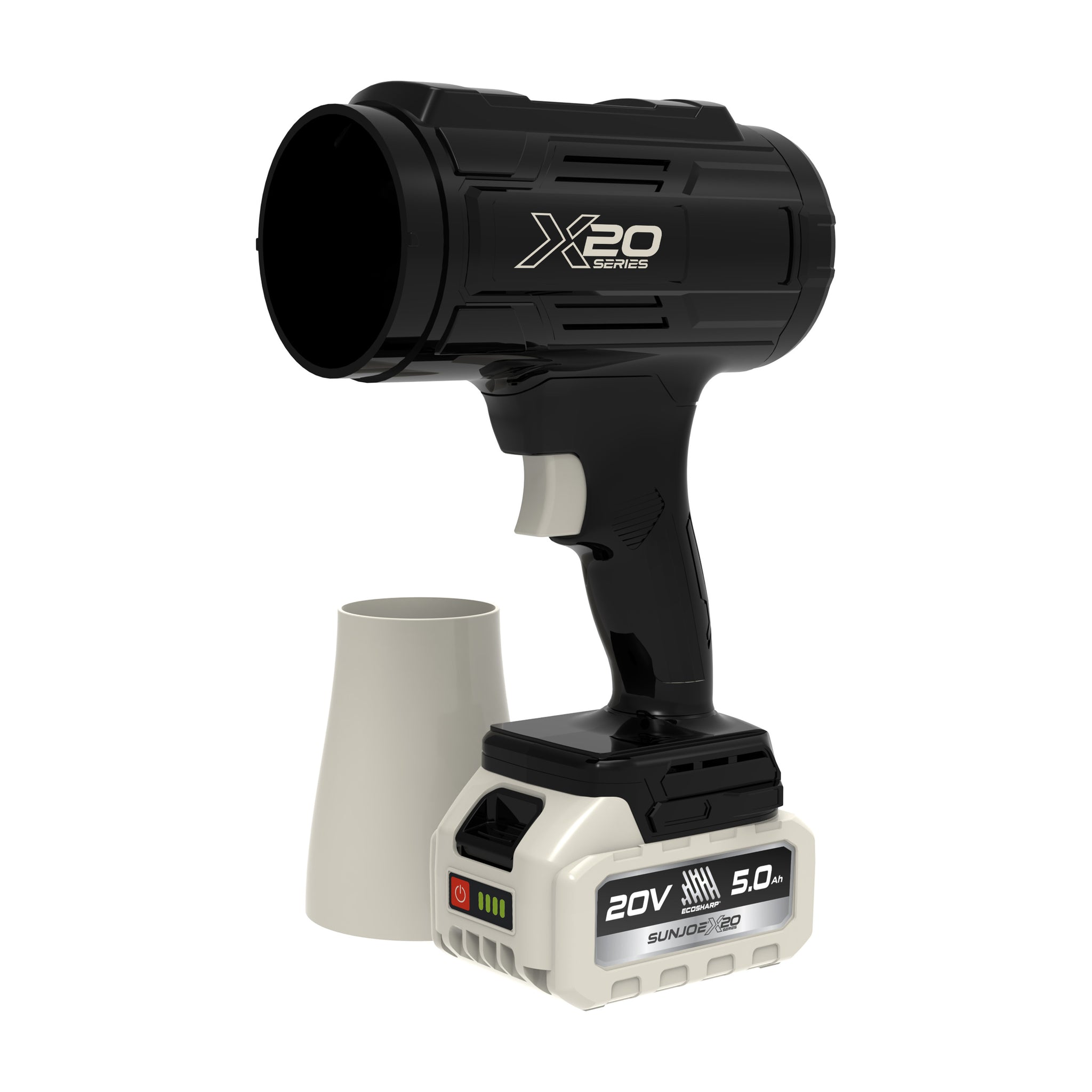 Sun Joe 20-Volt ECOSHARP Cordless X20 StormJet Handheld Turbo Blower