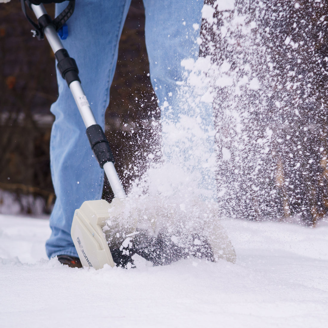Snow Joe 20-Volt Cordless Snow Shovel Kit | Directional Chute | Brushl